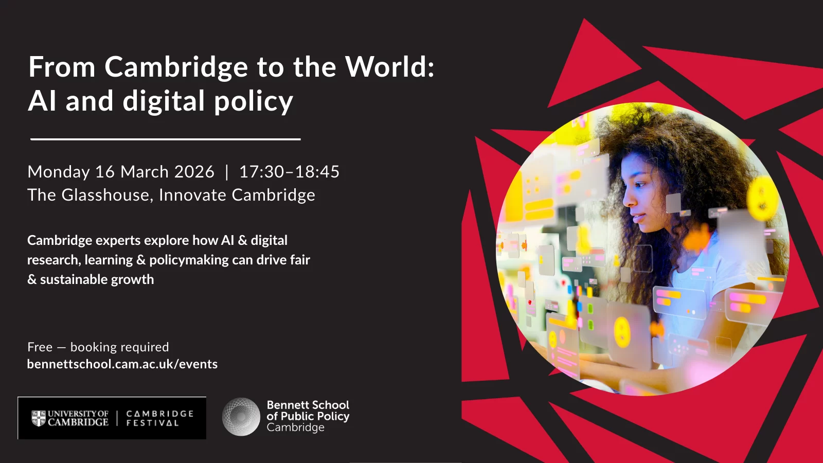 From Cambridge to the World: AI and digital policy - Bennett School of ...